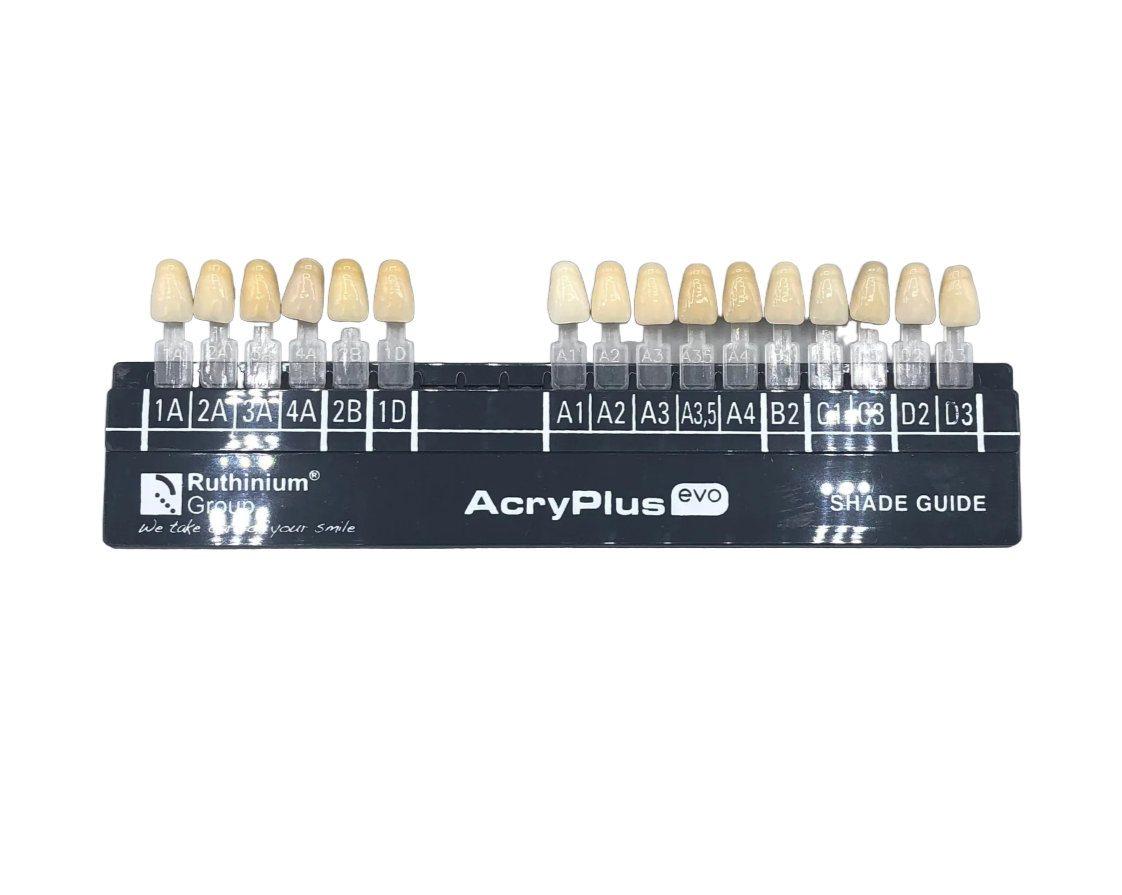 Acry Plus Evo Shade Guide – National Dental Supplies Ltd