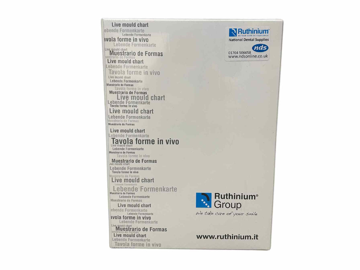 ⚠️Live Mould Chart (White) - Acrylic Teeth – National Dental Supplies Ltd